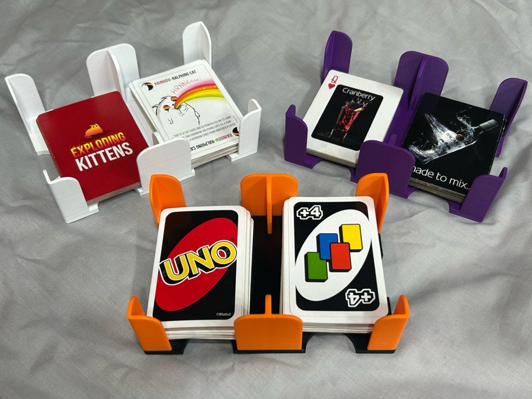Draw and Discard Card Holders Flat V2 - 3D Printed - Etsy