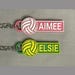 Personalised Netball Key Ring - 3D Printed - Etsy UK