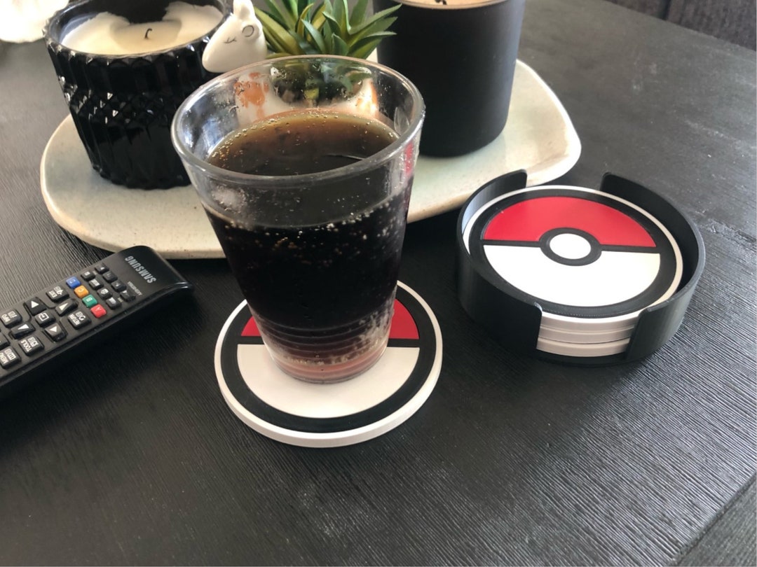Pokeball Coaster - 3D Printed - Etsy