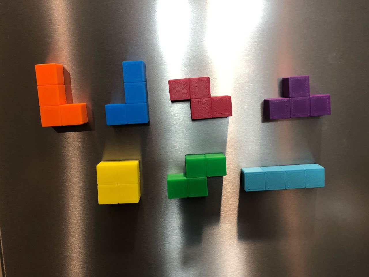 Tetris Fridge Magnets 3D Printed - Etsy