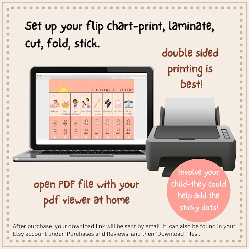 Routine Flip Chart - Morning - Etsy