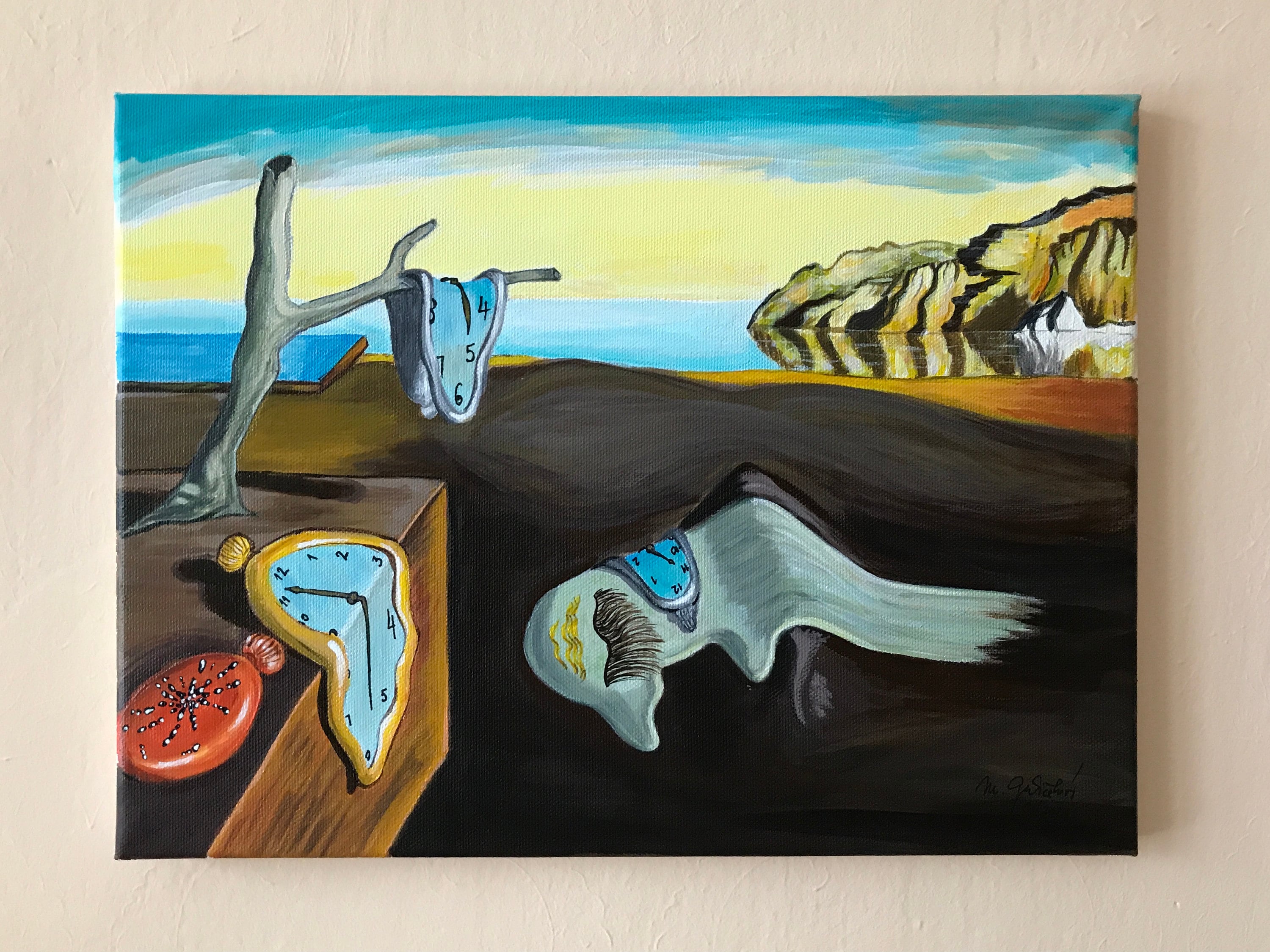 The Persistence of Memory - Famous MELTING CLOCKS by Dalí. Magical ...