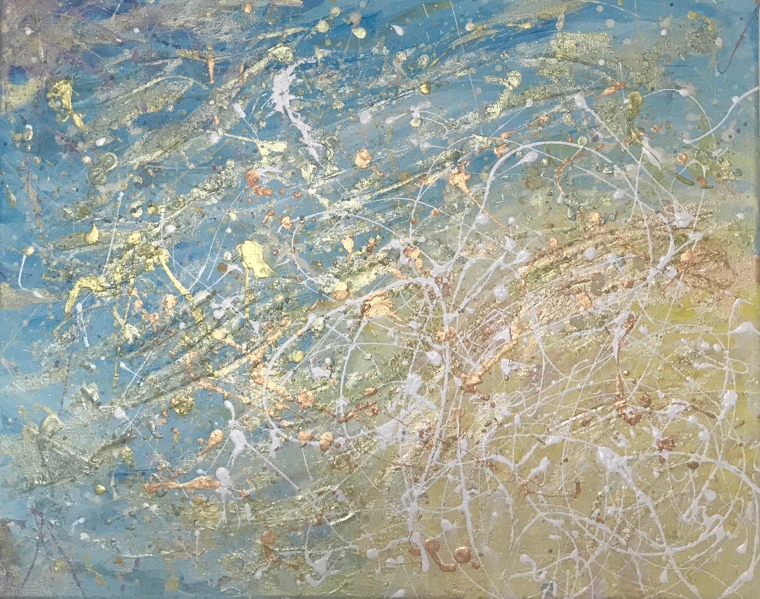 The Return of the Light. Original 3D Painting. Iridescent and Metallic ...