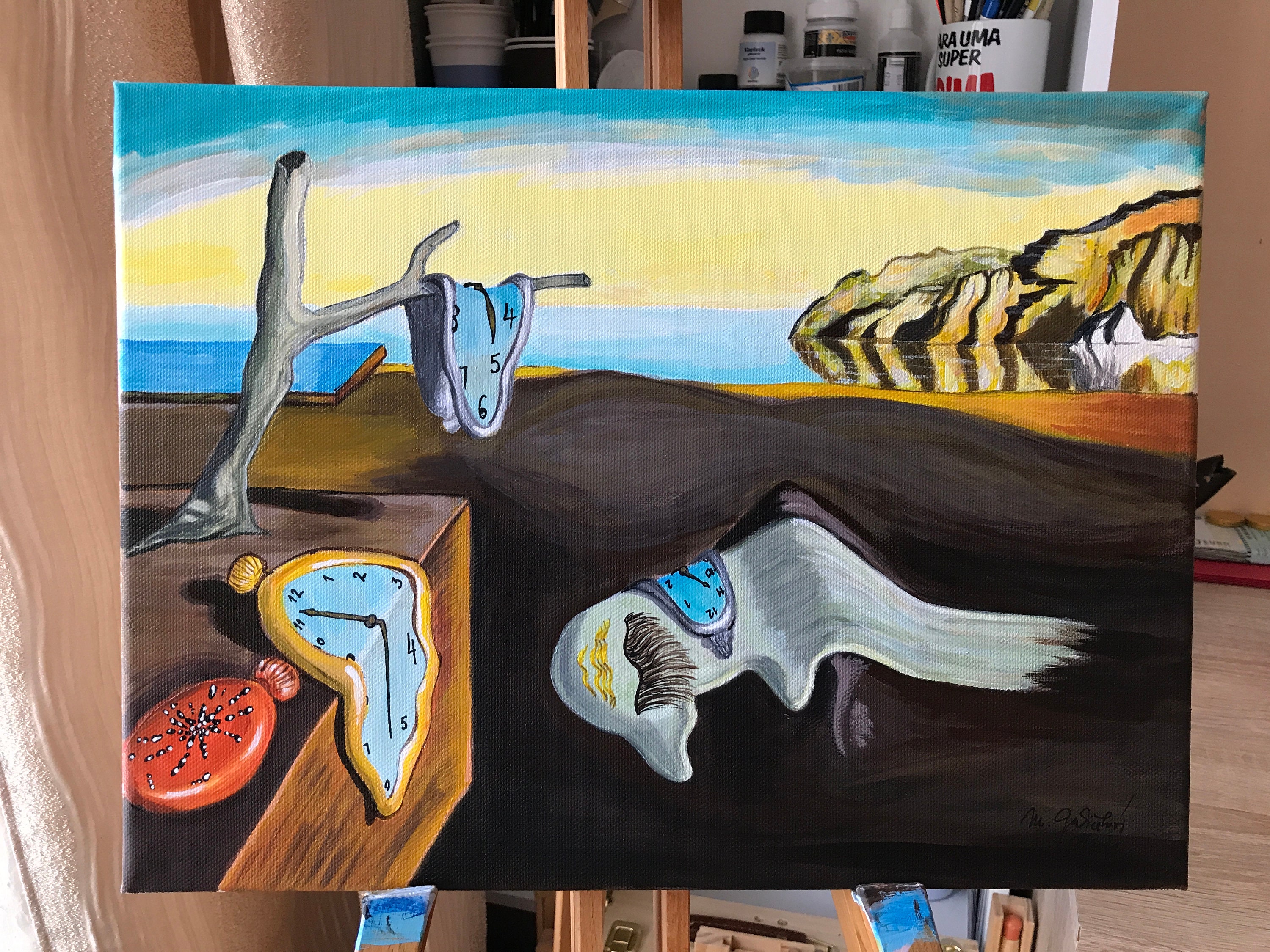 The Persistence of Memory - Famous MELTING CLOCKS by Dalí. Magical ...