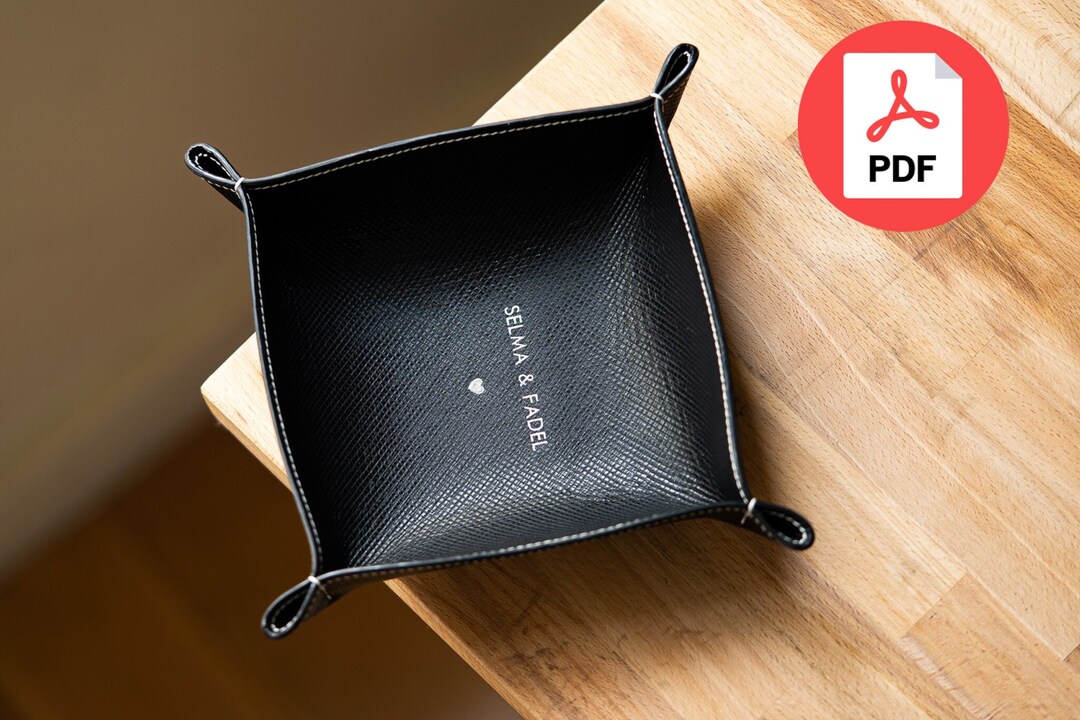 Valet Tray / Catch All PDF Pattern - Etsy