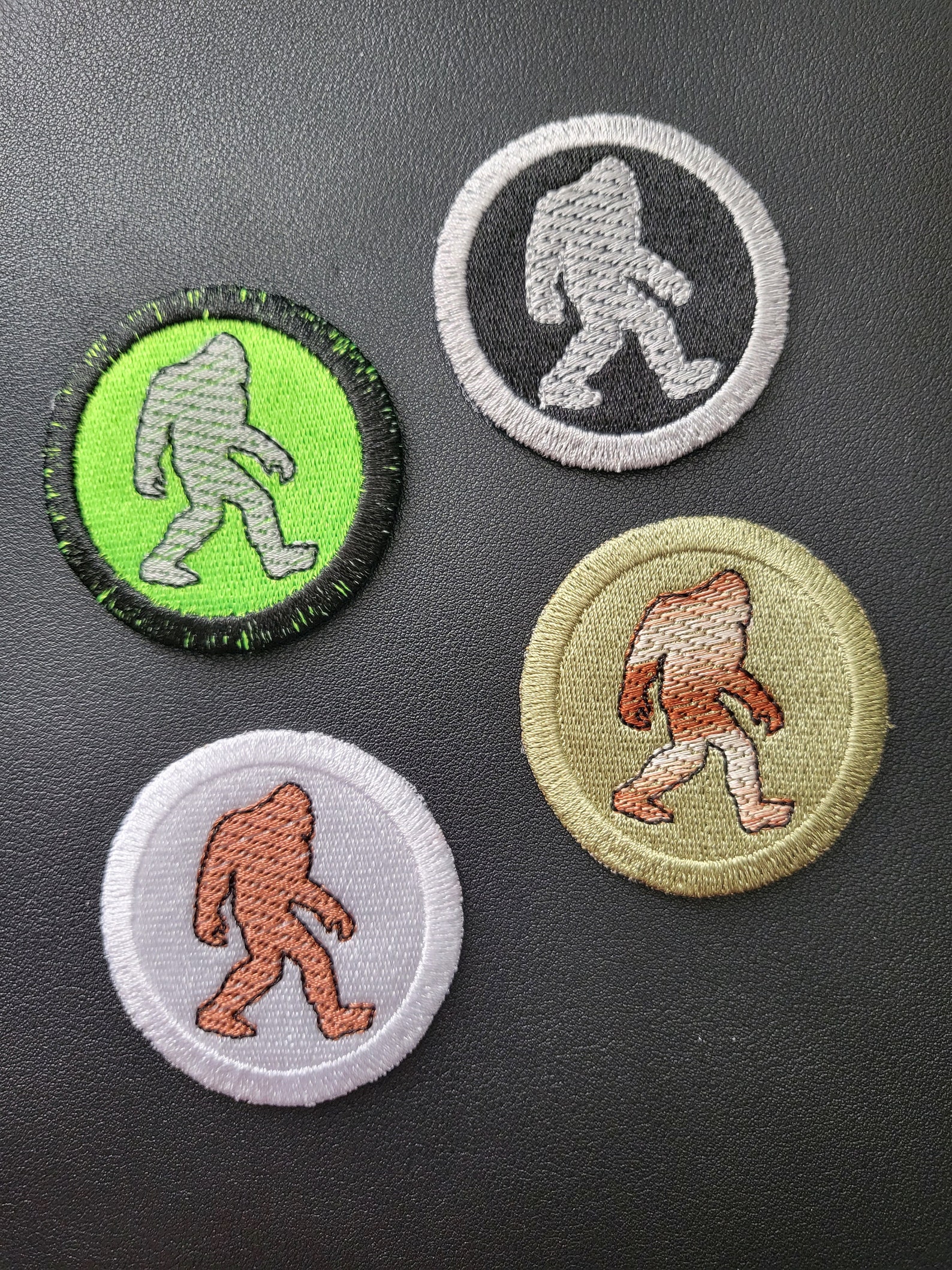 Silver Dollar Bigfoot Iron-on Patches - Etsy