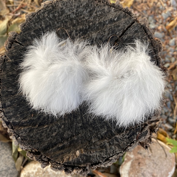 Fur Earrings - Etsy