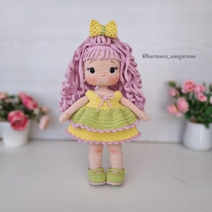 Rose Crochet Doll Pattern, Amigurumi Doll Pattern, Amigurumi Tutorial ...