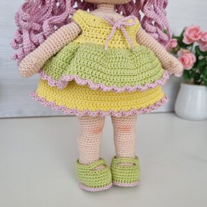 Rose Crochet Doll Pattern, Amigurumi Doll Pattern, Amigurumi Tutorial ...