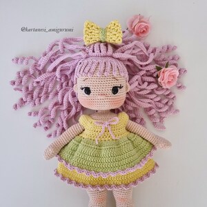 Rose Crochet Doll Pattern, Amigurumi Doll Pattern, Amigurumi Tutorial ...