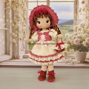 Valeria Crochet Amigurumi Doll Pattern, Video Supported (PDF in 6 ...