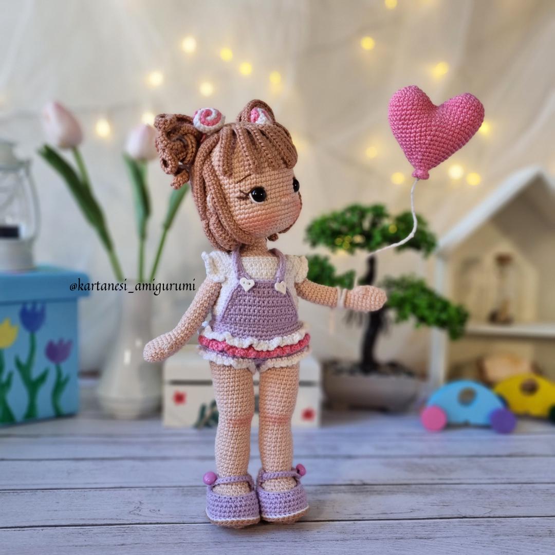 Clara Crochet Doll Pattern, Amigurumi Doll Tutorial (PDF in 6 Languages ...