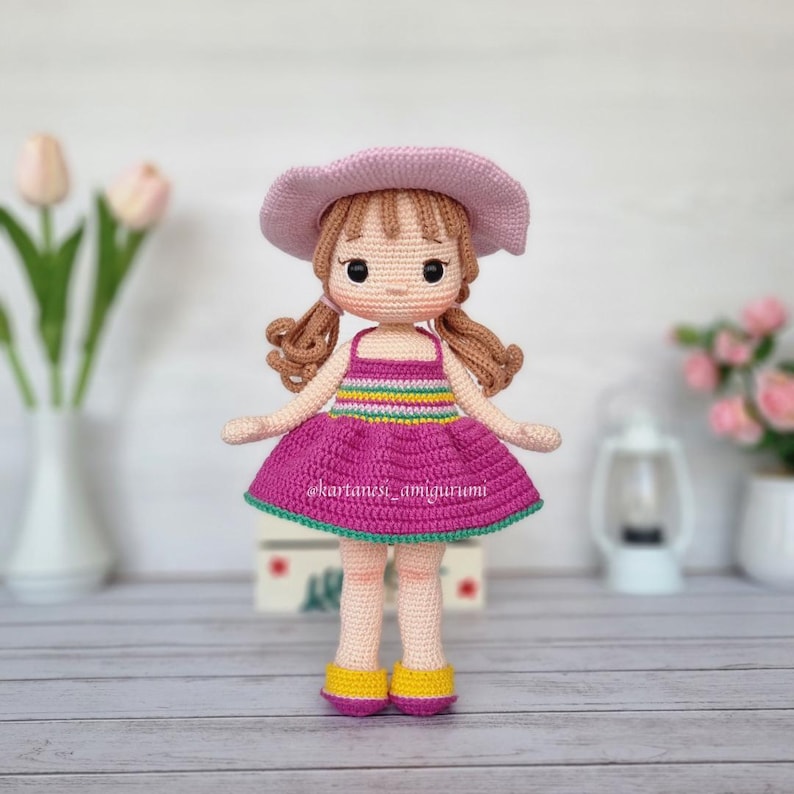 Ruby Crochet Doll Pattern: Summer Beach Amigurumi (PDF in 6 Languages ...