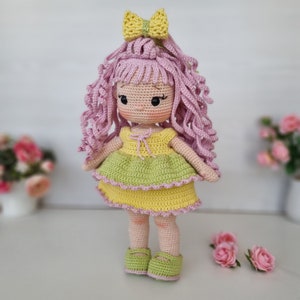 Rose Crochet Doll Pattern, Amigurumi Doll Pattern, Amigurumi Tutorial ...
