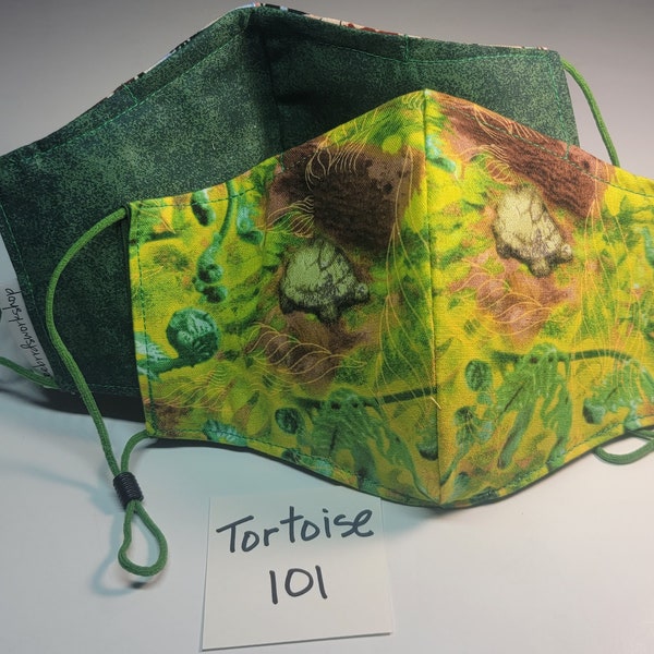 Tortoise Face Mask - Etsy