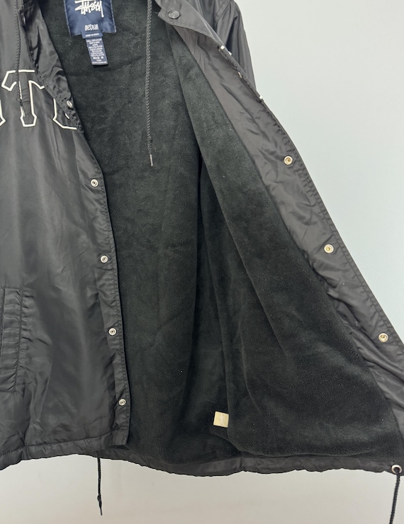 Men's Stussy Lined Parka Coach Jacket Nylon Insulated… - Gem