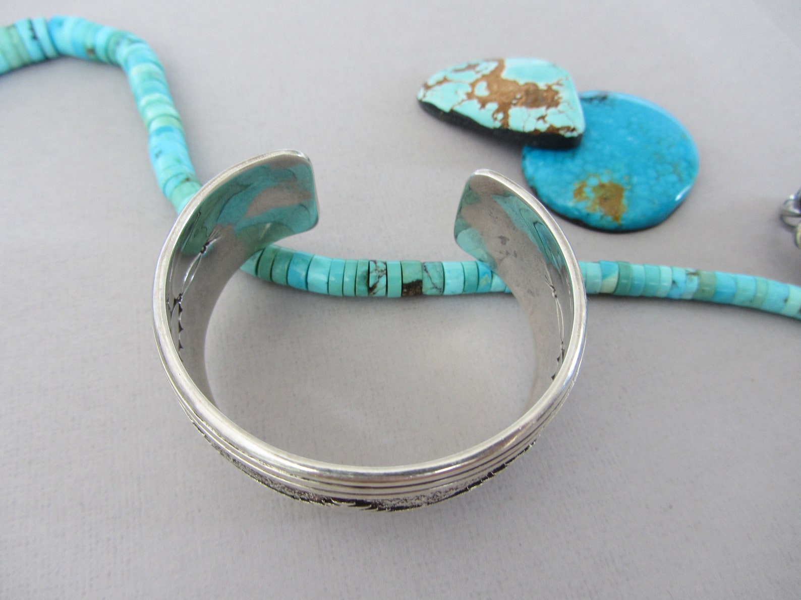 Vintage Signed Andrew Mccabe Navajo Rug Pattern Sterling - Etsy