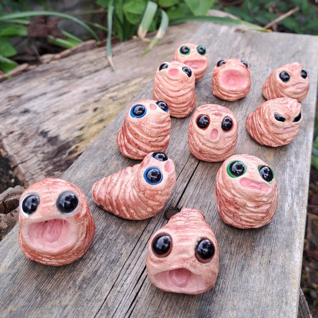 Screaming Worms Hand Made Clay Worm Decorations - Etsy