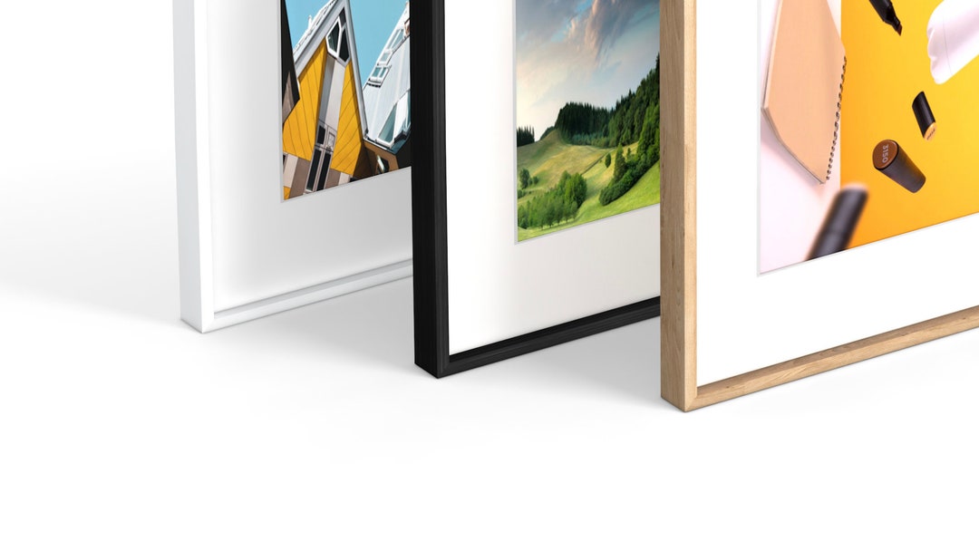 Framing Service Integrated Wood Frame and Passe Partout - Etsy