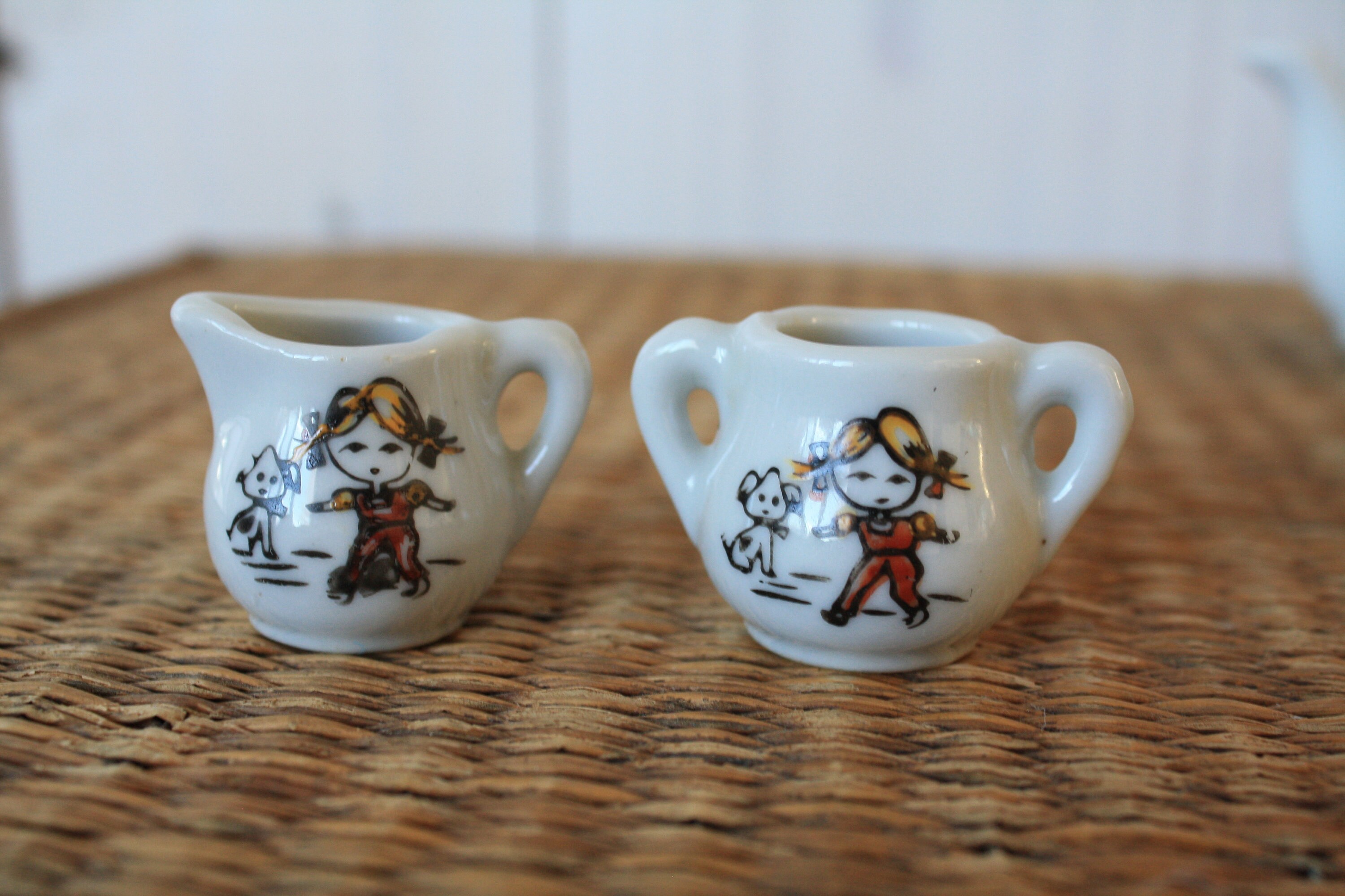 Tiny Tea Set, Tea Party Set, Japanese Tea Set, Doll Tea Party Set, Made ...