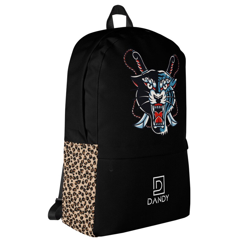 Panther Backpack Tiger Backpack Tattoo Backpack - Etsy