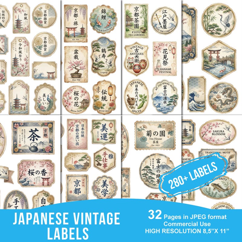 Stickers Japanese Geisha - Etsy
