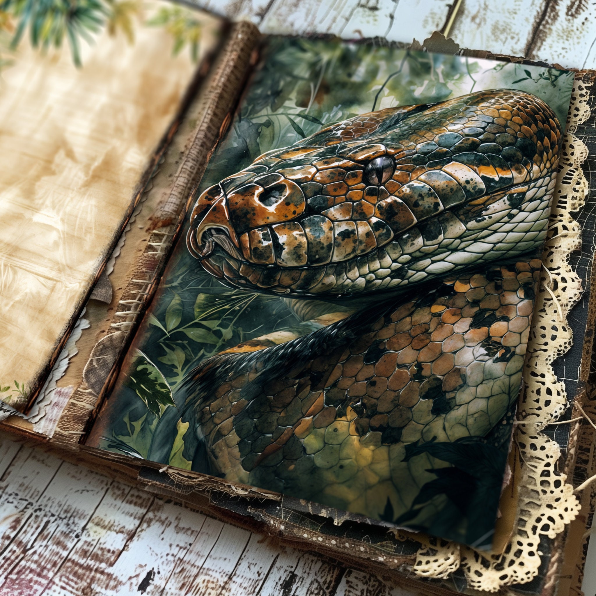 Jungle Explorers Junk Journal Printable Pages, Junk Journal Kit ...