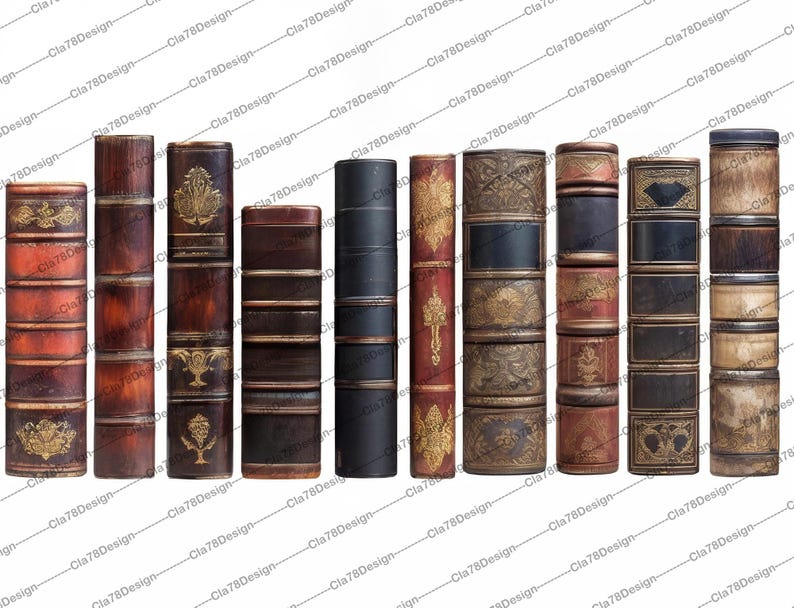 Spines for a Junk Journal, Book and Mini Book, Spine, Cover, Decorative ...
