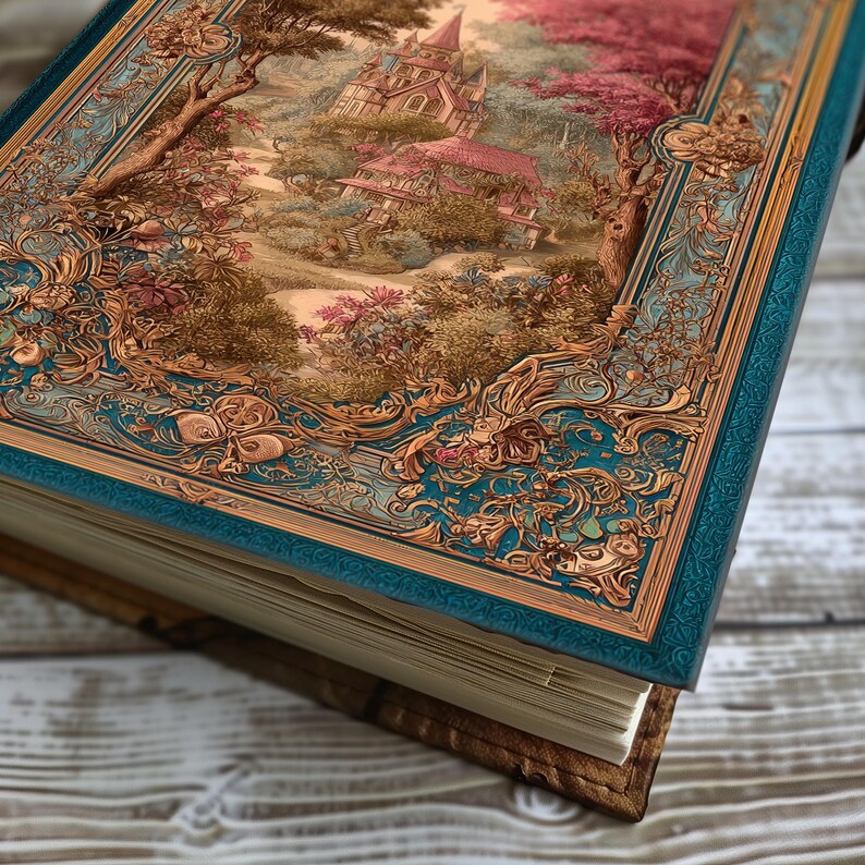 Fantasy Book Covers Junk Journal, Topper, Cover, Decorative, Neutral ...