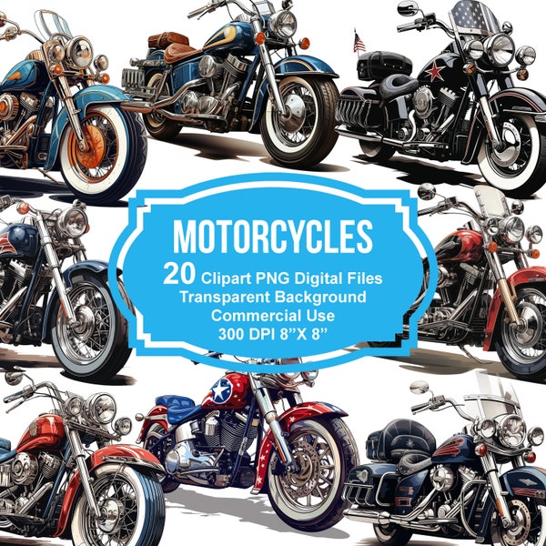 Motorcycle collage - Etsy México