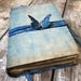 Distressed Blue Digital Junk Journal Papers, Watercolor Printables ...