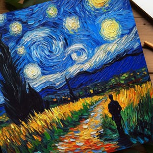 Vincent Van Gogh Inspired Papers, Van Gogh Digital Paper, Commercial ...