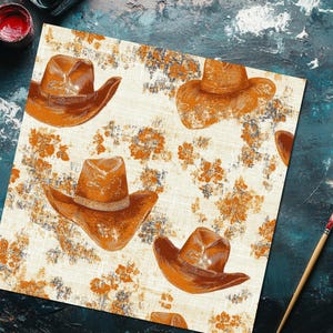 Western Textures Digital Paper, Seamless Cowboy Textures Digital Paper ...