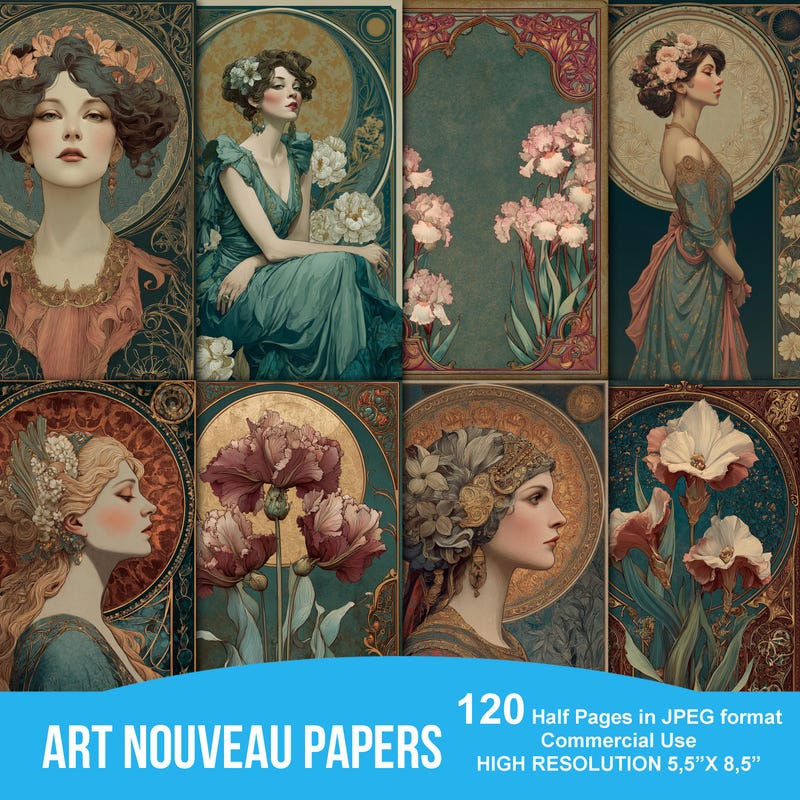 Gilded Nouveau - Etsy