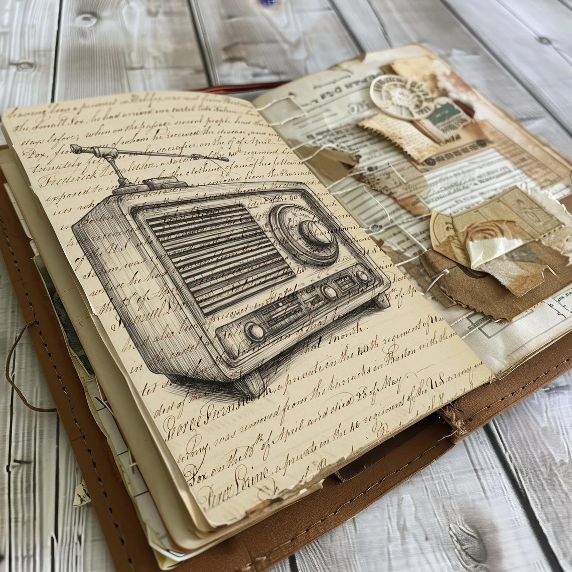 Vintage Device Digital Papers Junk Journal Signatures Grunge Paper Pack ...