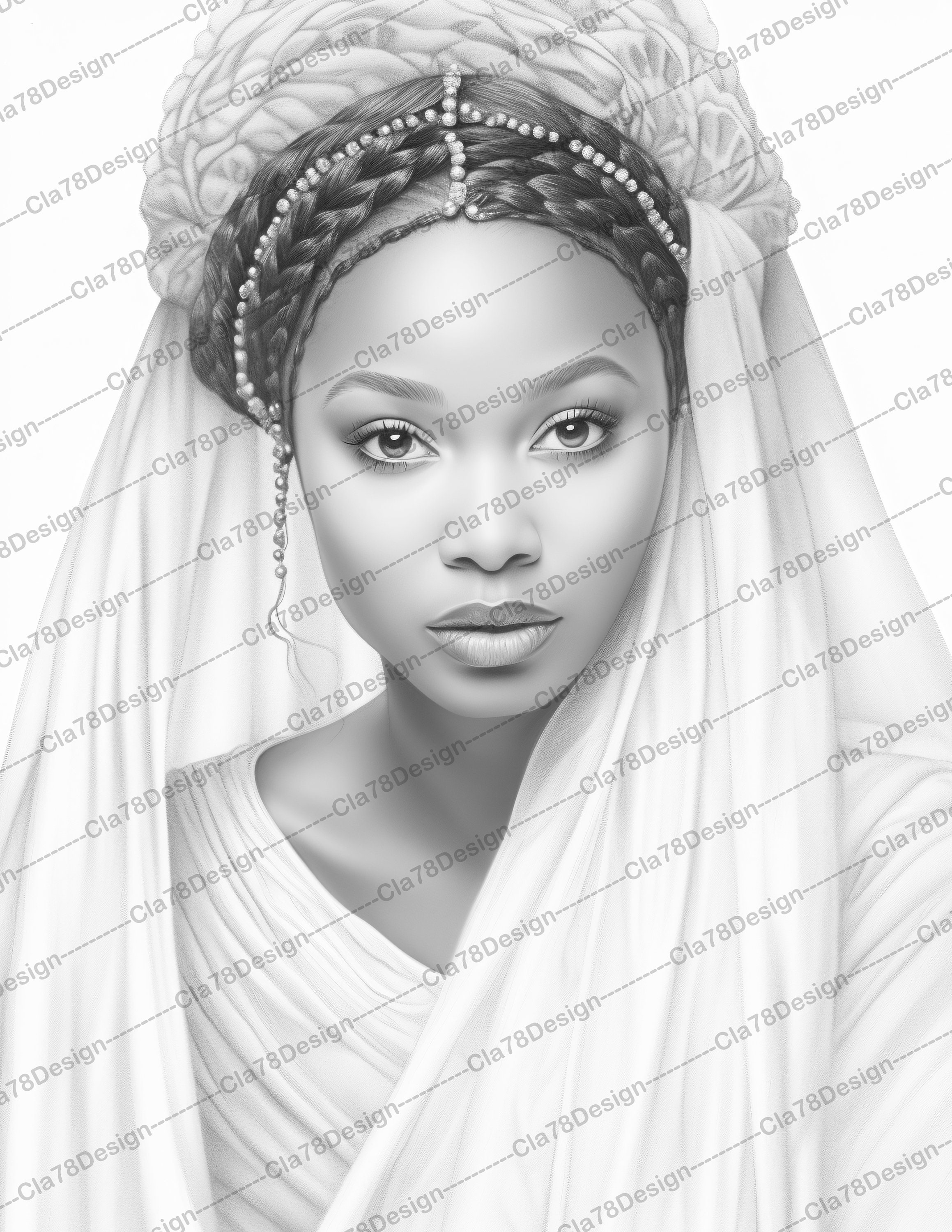 20 Beautiful Black Brides Coloring Pages Cover Printable - Etsy
