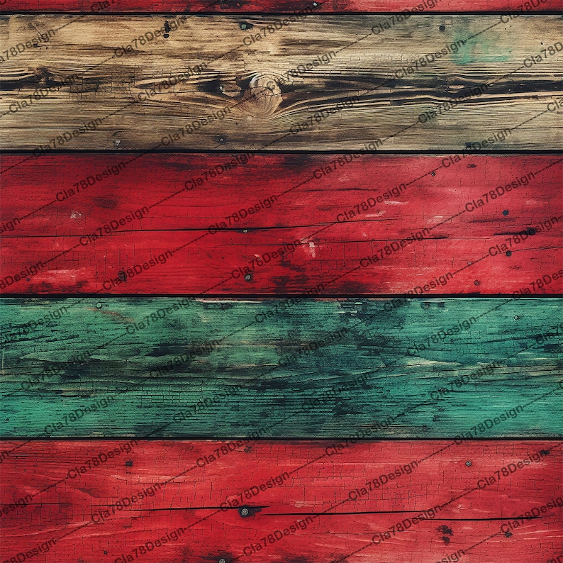 20 Seamless Christmas Wood Textures Digital Papers 12 X 12 Digital ...