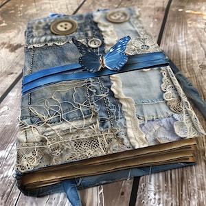 Chic Denim Junk Journal Printable Pages, Scrapbook Printable, Printable ...