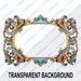 Light Blue Frames Clipart - Rococo and Baroque Vintage Clip Art ...