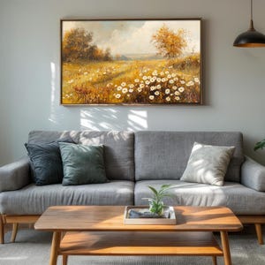 Spring Landscape Wall Art, Spring Forest Vintage Painting, Antique ...