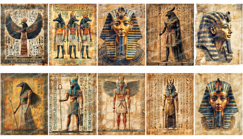 Ancient Egypt Junk Journal Printable Pages, Junk Journal Kit, Scrapbook ...