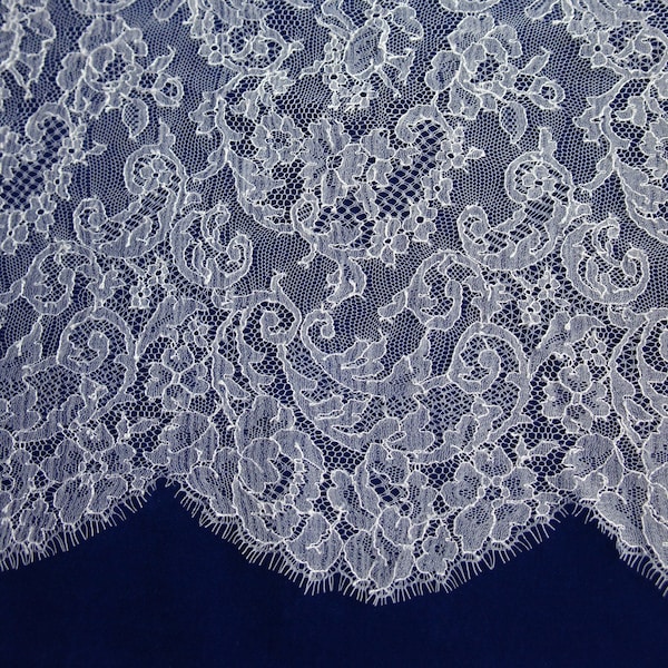 French Lace Fabric - Etsy