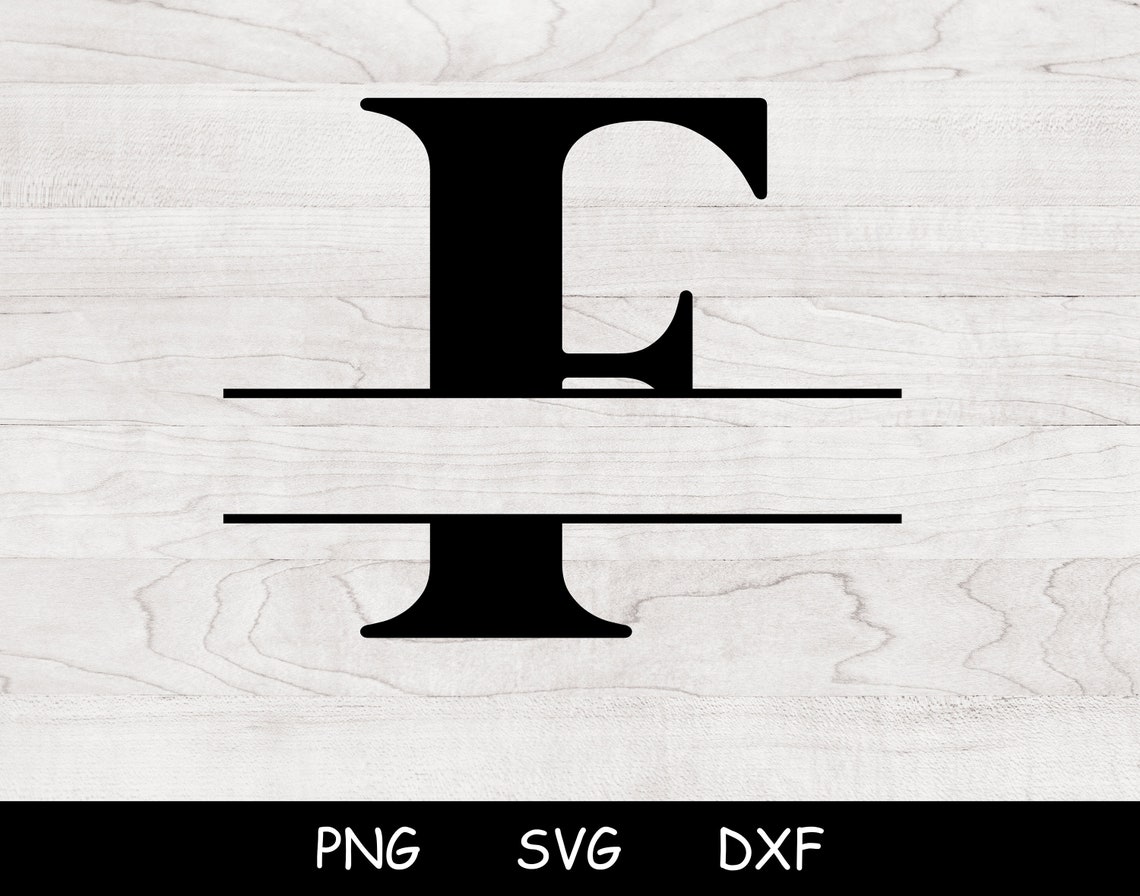 Split F Svg,alphabet F Svg,initial Monogram Svg,split Monogram Svg ...