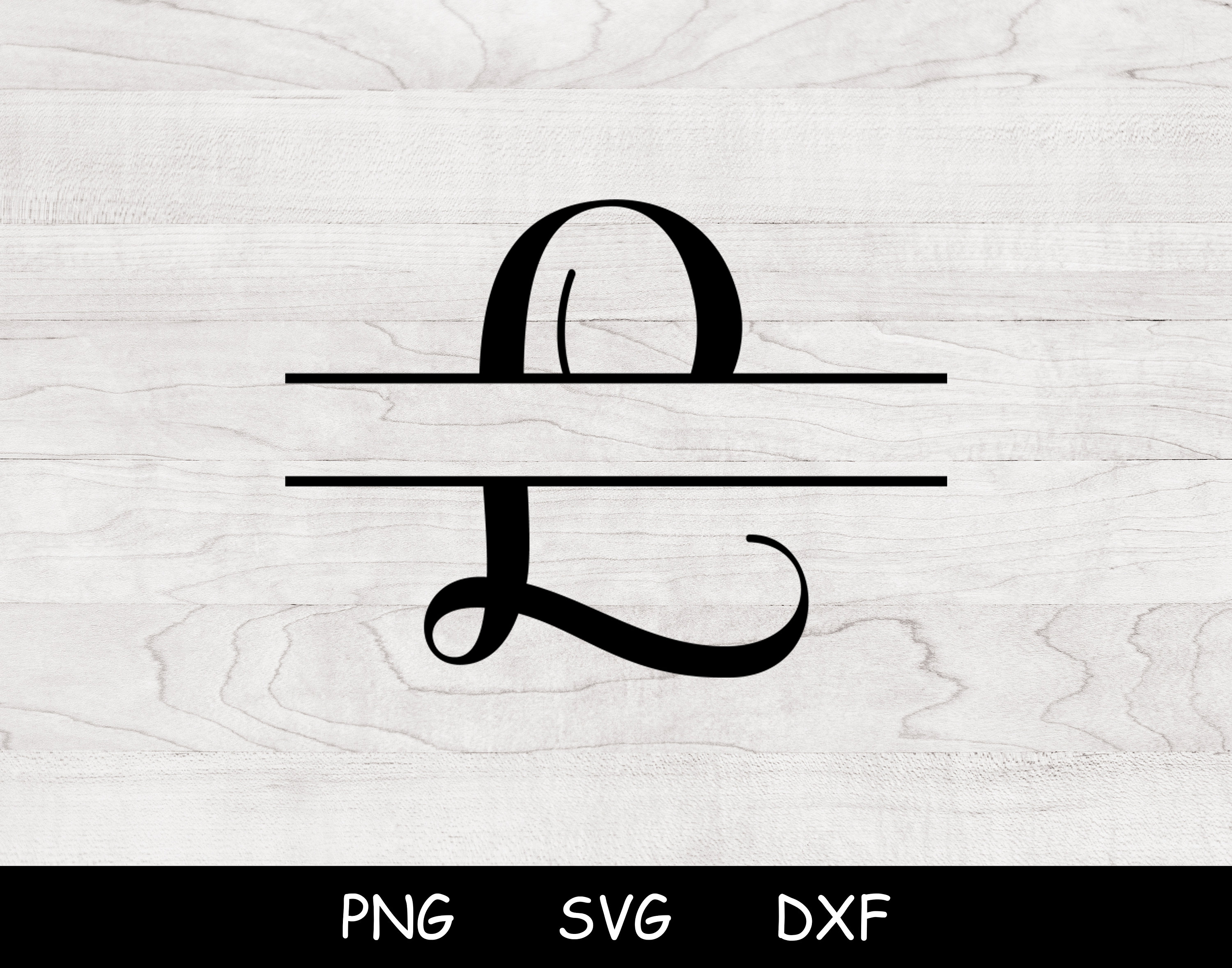 Split Monogram SVG, Split Monogram Font Bundle, Split Letter Svg ...