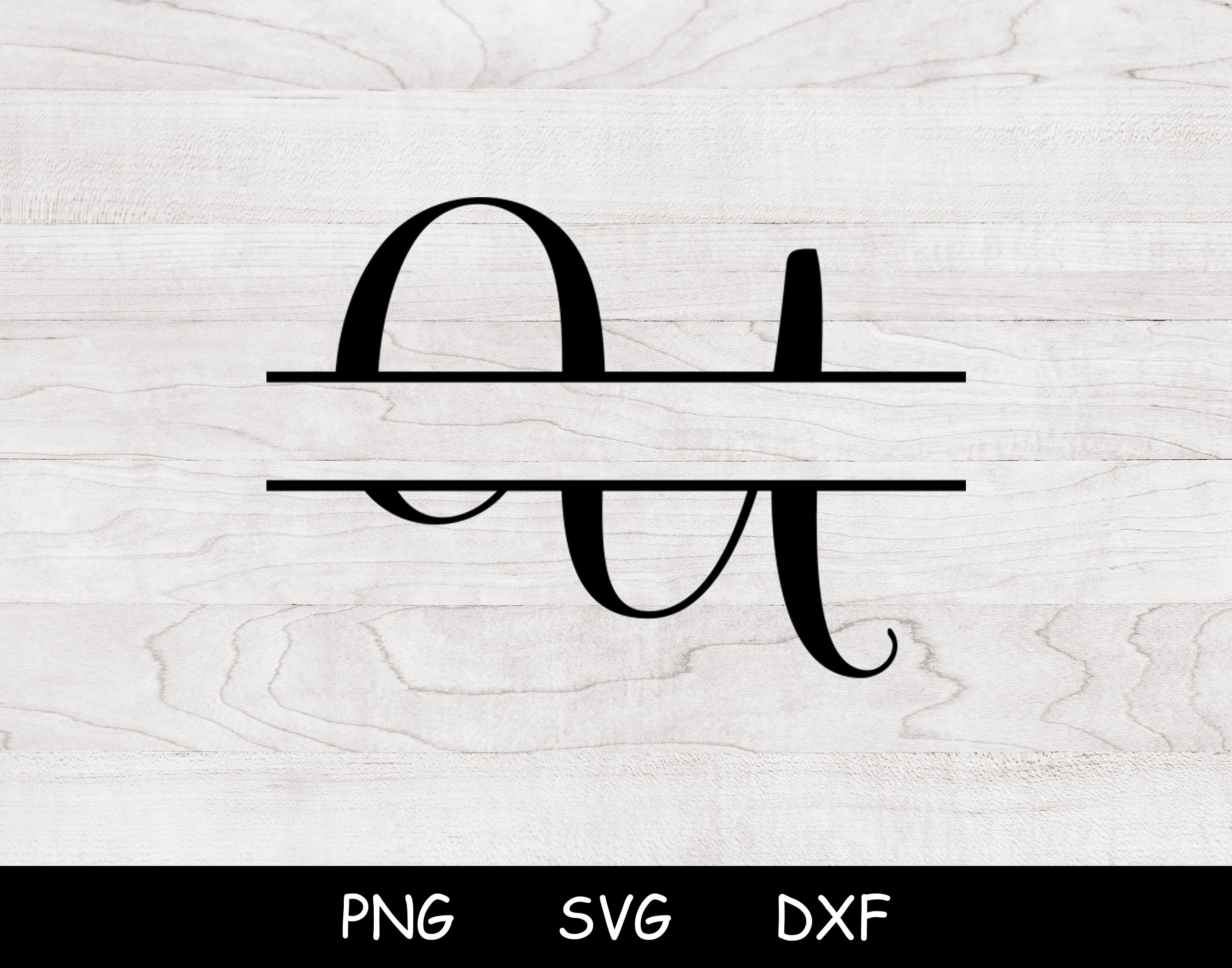Split Monogram SVG, Split Monogram Font Bundle, Split Letter Svg ...
