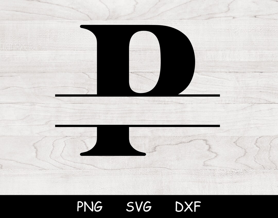 Split P Svg,split Alphabet Svg,initial Monogram Svg,family Name Svg ...