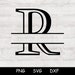Split Monogram Svg,split Letter R,split Font Svg,letter Monogram,split ...