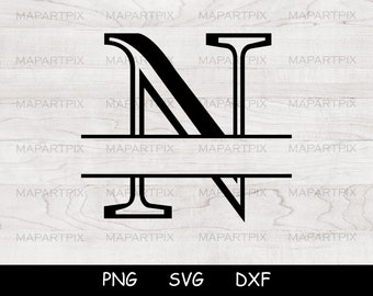 Letter N Monogram | Etsy