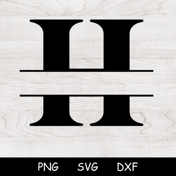 Wedding Last Name Letter H Svg - Etsy