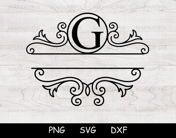 Family Name Svg Family Monogram Svg Monogram SVG DXF PNG | Etsy
